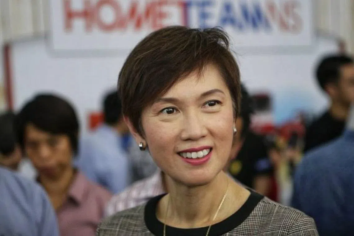 Minister Josephine Teo - first woman president of HomeTeamNS - Her ...