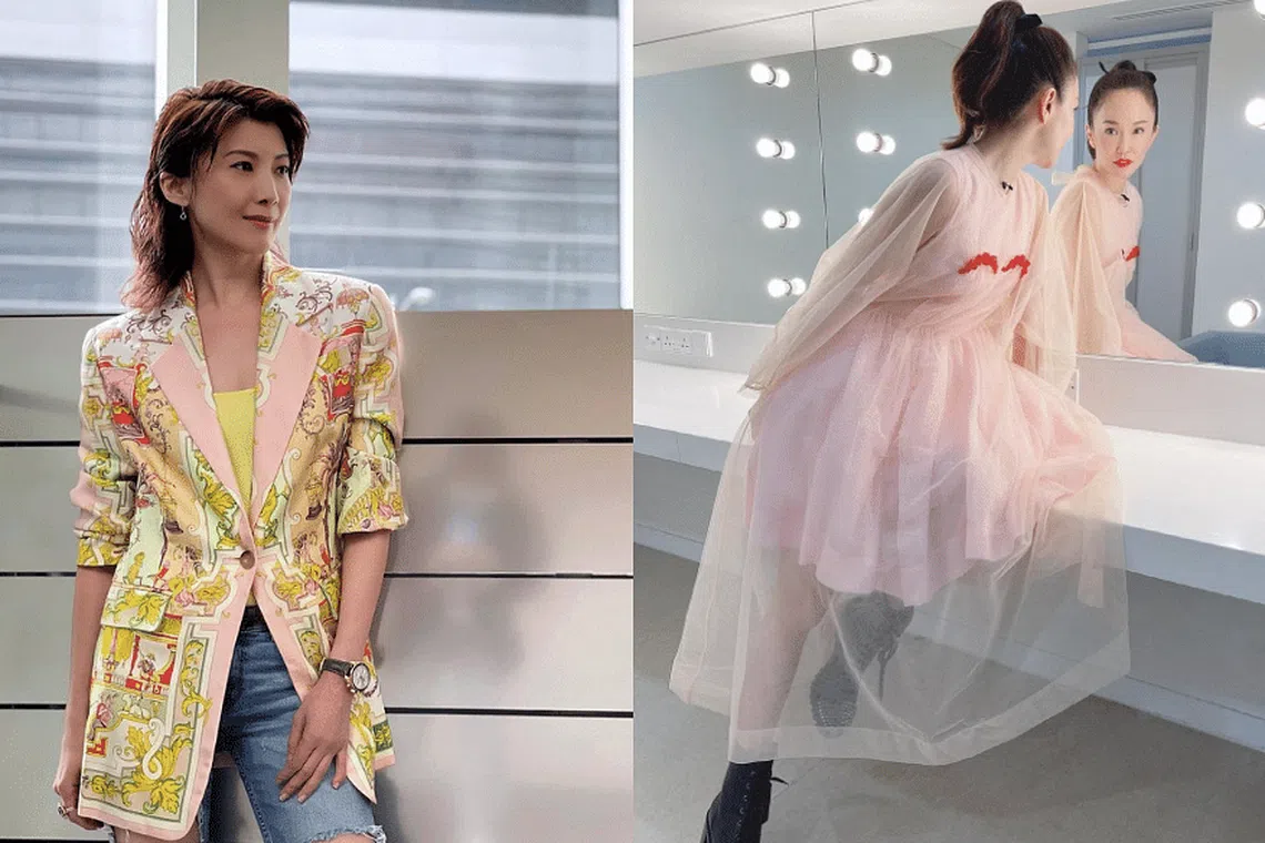 Jeanette Aw and Fann Wong's best looks in baking show Crème De La Crème ...