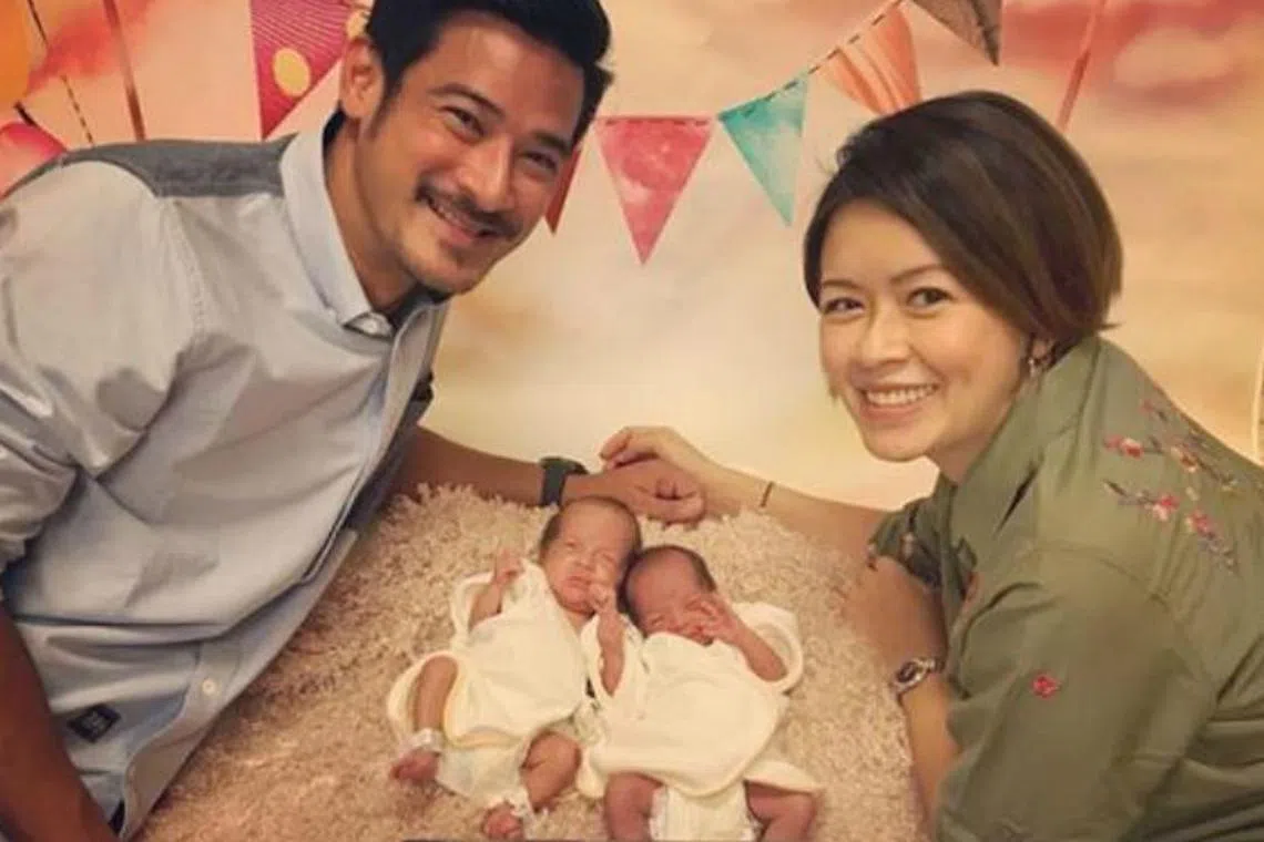 Randall Tan & Melody Chen welcome twins after 9 years of trying - Her ...