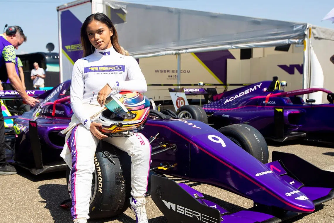 Who is Bianca Bustamante, the W Series rookie to watch | Her World ...