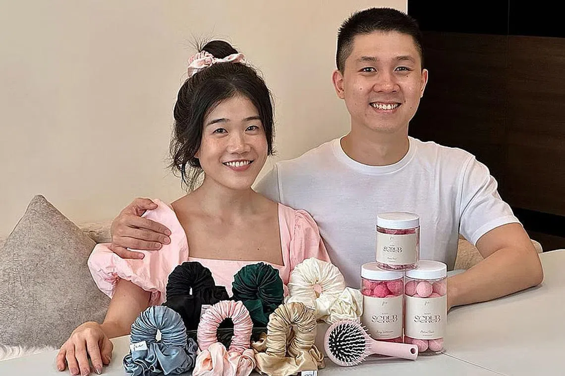This couple made $500k in sales from selling cloud curler scrunchies ...