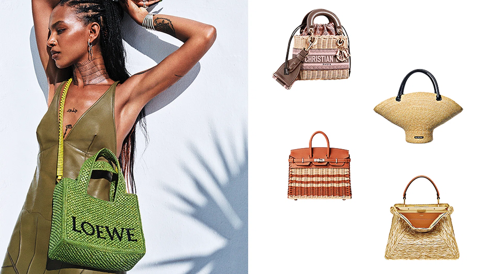 8 rattan wicker and straw designer bags to carry everyday | Her World ...
