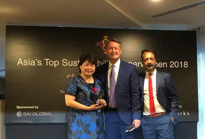 Her World Woman of the Year, Susan Chong, is a leader of the green pack ...