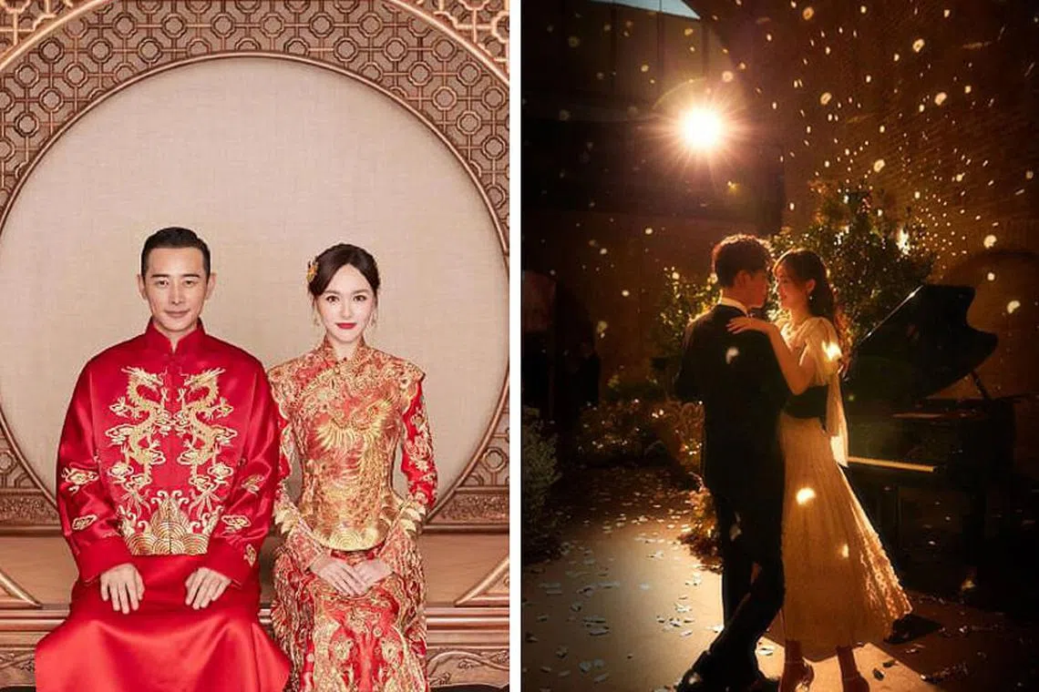 SEE PICTURES: Chinese actors Tiffany Tang and Luo Jin's magical wedding ...