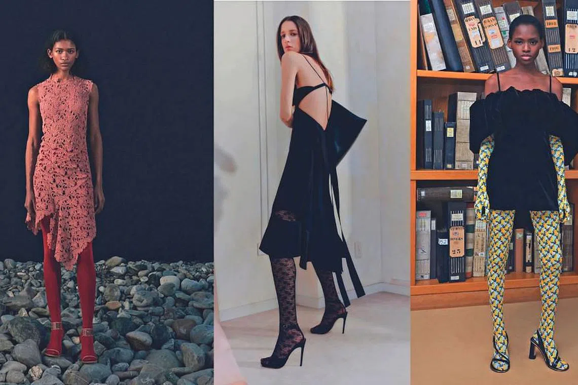 These cool sisters show you how to slay the coloured tights trend | Her ...