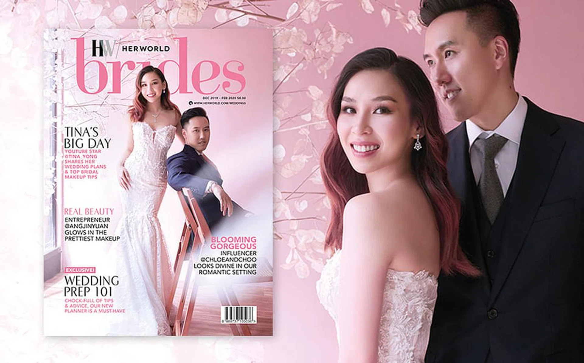 Our December Cover girl Tina Yong shares more about her engagement, and love in the limelight ...
