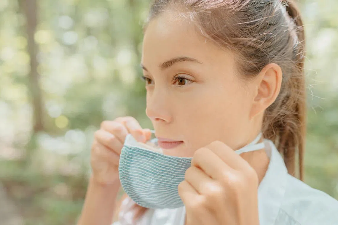 This is how a mask worn for 6 hours looks like - Her World Singapore ...