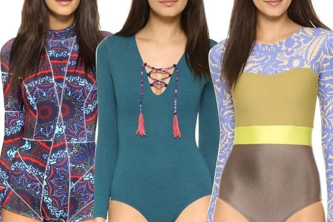 8 best long sleeve swimsuits to cover fat arms - Her World Singapore ...