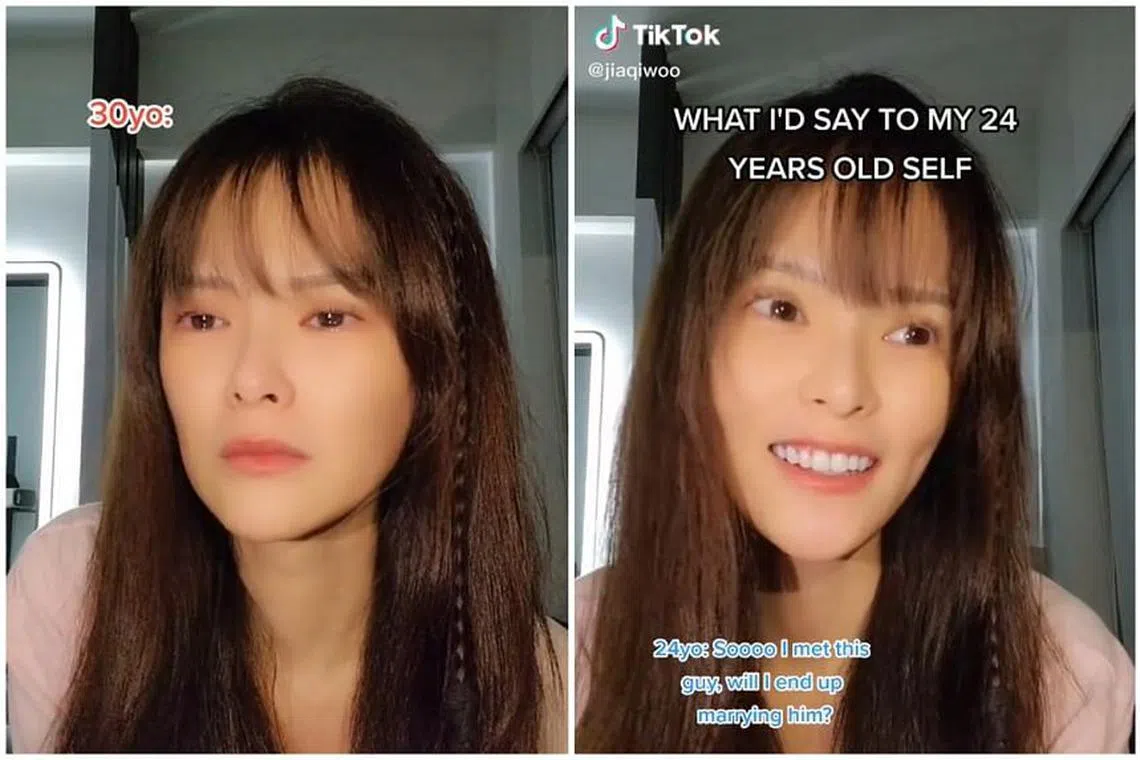 Jayley Woo talks to her 24-year-old self in an emotional TikTok video ...
