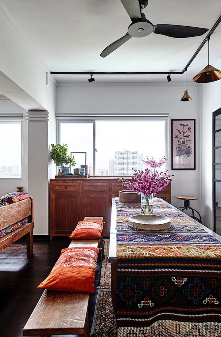 Antique interiors for former Her World editor's 4-room AMK HDB | Home & Decor Singapore