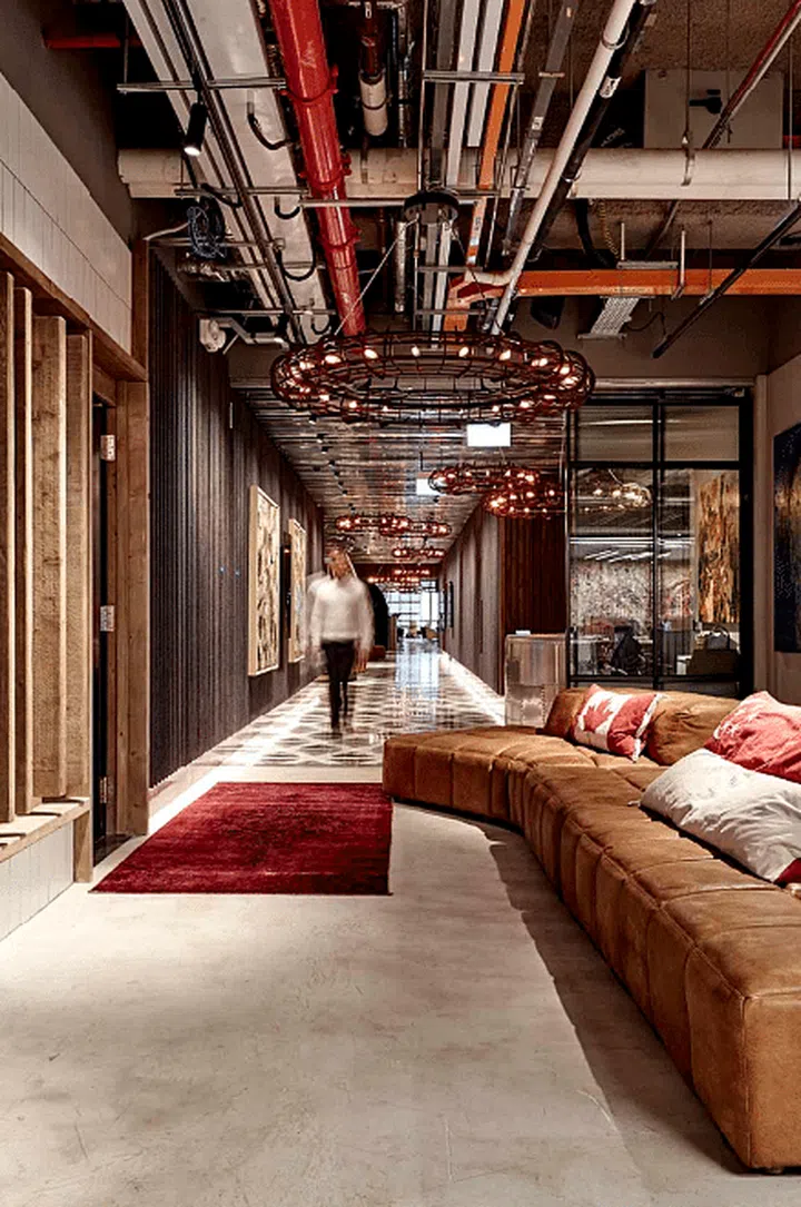 This Timothy Oulton-designed office has a spa, hairdresser and phone ...