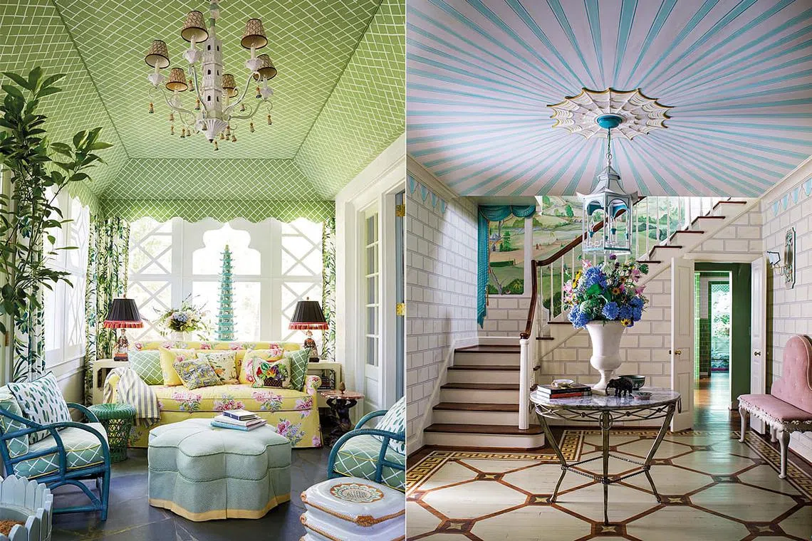 House Tour: A 1930s regency revival home dressed in ultra-exuberant ...