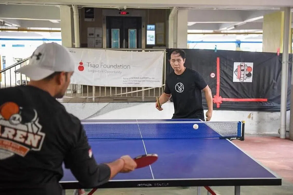 HDB Void Deck Ping Pong: Friendly matches at 3 Queen's Road | Home ...