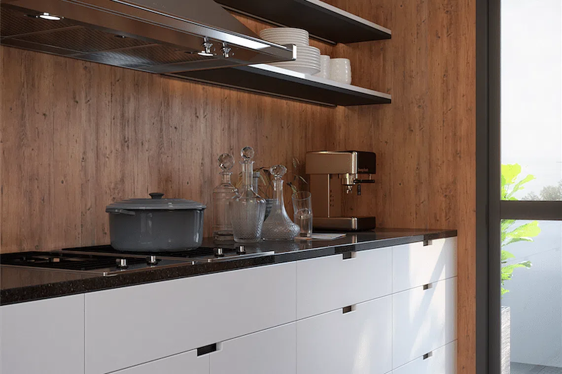 Feature wall design: Laminate options to choose from - Home & Decor ...