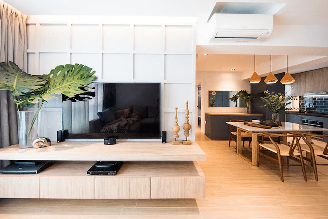 House Tour: Four-room HDB BTO home with shades of blue and interesting ...