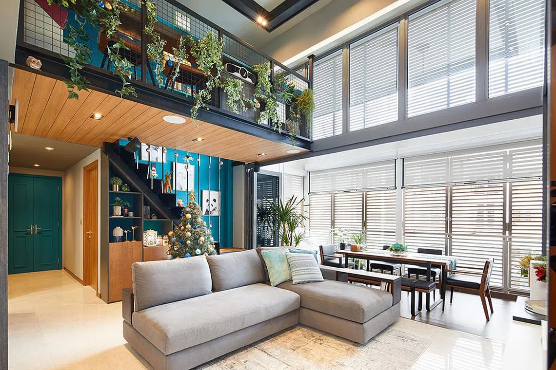 House Tour: A modern loft-inspired three-bedroom condo apartment with ...