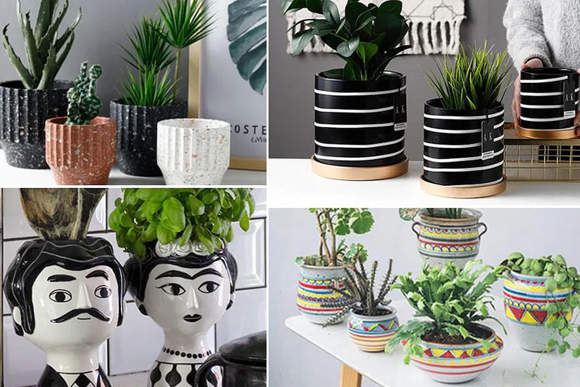 10 chic, unique pots and planters that'll add cheer to your space ...
