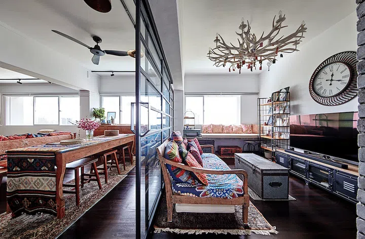 Antique interiors for former Her World editor's 4-room AMK HDB | Home & Decor Singapore