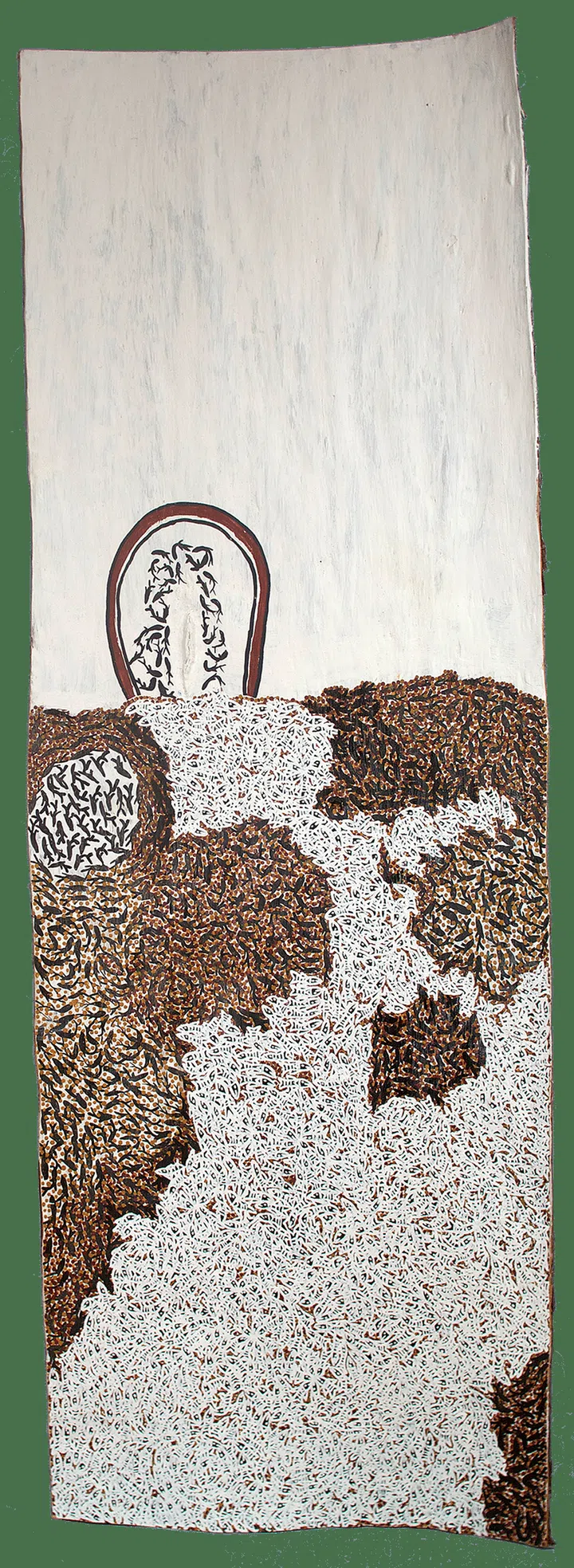 An art exhibition of highly detailed interesting aboriginal and ...