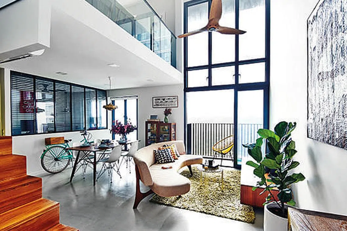 Mid-Century Modern loft home at Sky Terrace @ Dawson | Home & Decor ...