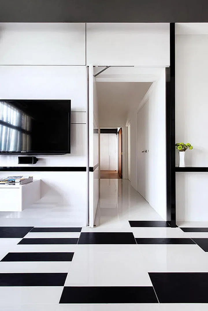 15 Black and White Floor Tile Ideas: Homes with checkered flooring ...