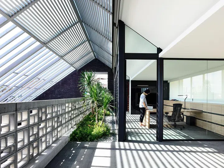 This 2-Storey Siglap Home Features A Unique Roof With Skylights