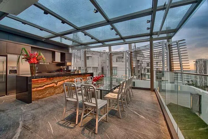 Dr Finian Tan's Sentosa Cove penthouse apartment | Home & Decor Singapore