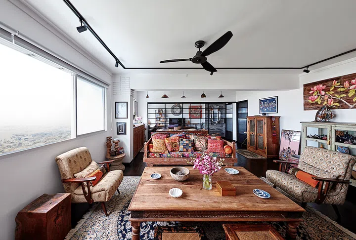 Antique interiors for former Her World editor's 4-room AMK HDB | Home & Decor Singapore