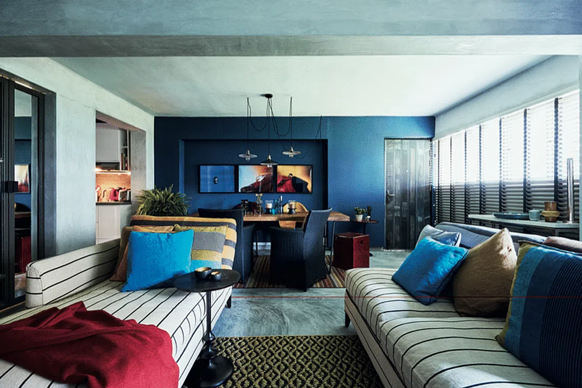 Home Tour: Bold interior design for this 3-room HDB flat in Telok ...