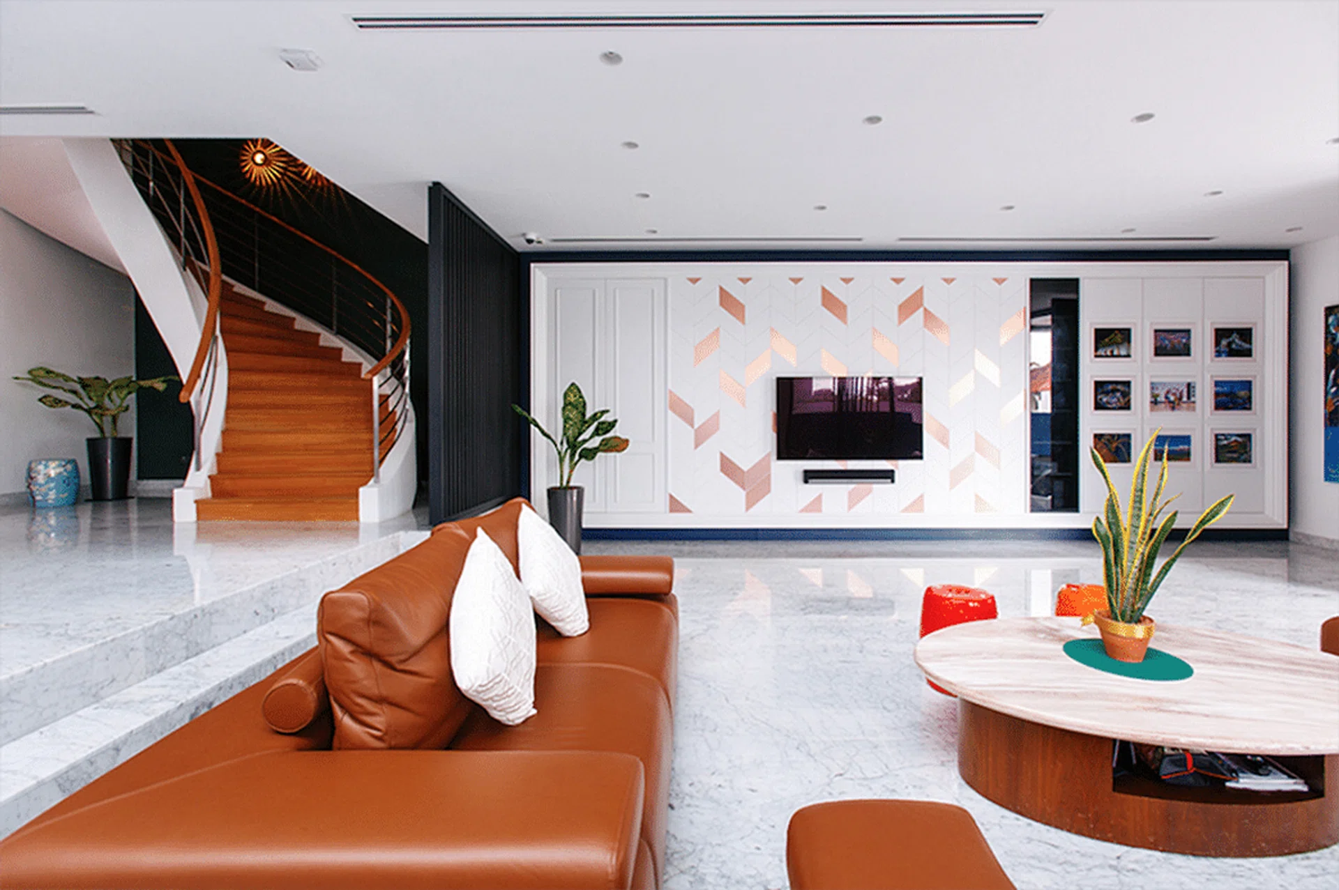 7 homes that rocked geometric patterns - Home & Decor Singapore | Home ...