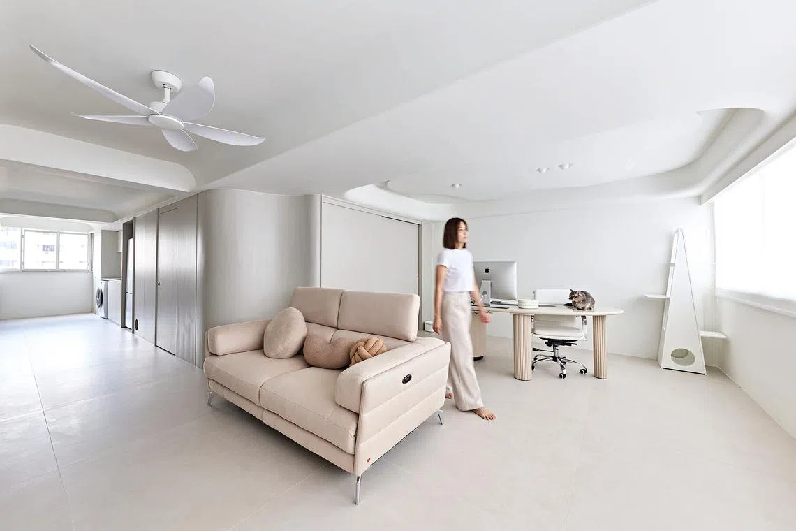 $109,000 Minimalist renovation for a 3-room HDB at Telok Blangah Crescent | Home & Decor Singapore