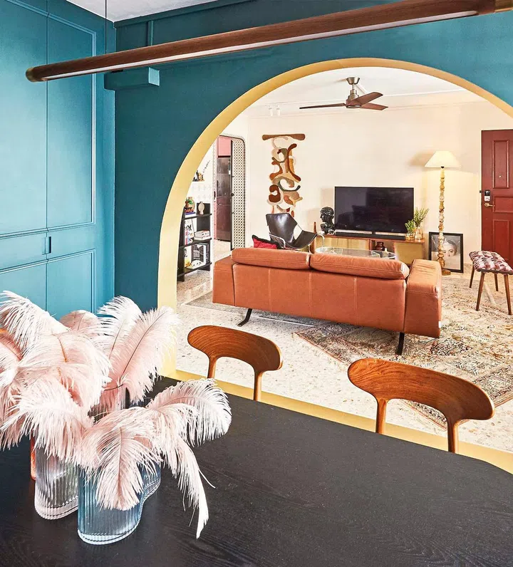 House Tour: An exuberantly eclectic $68k reno of a 40-year-old flat on ...