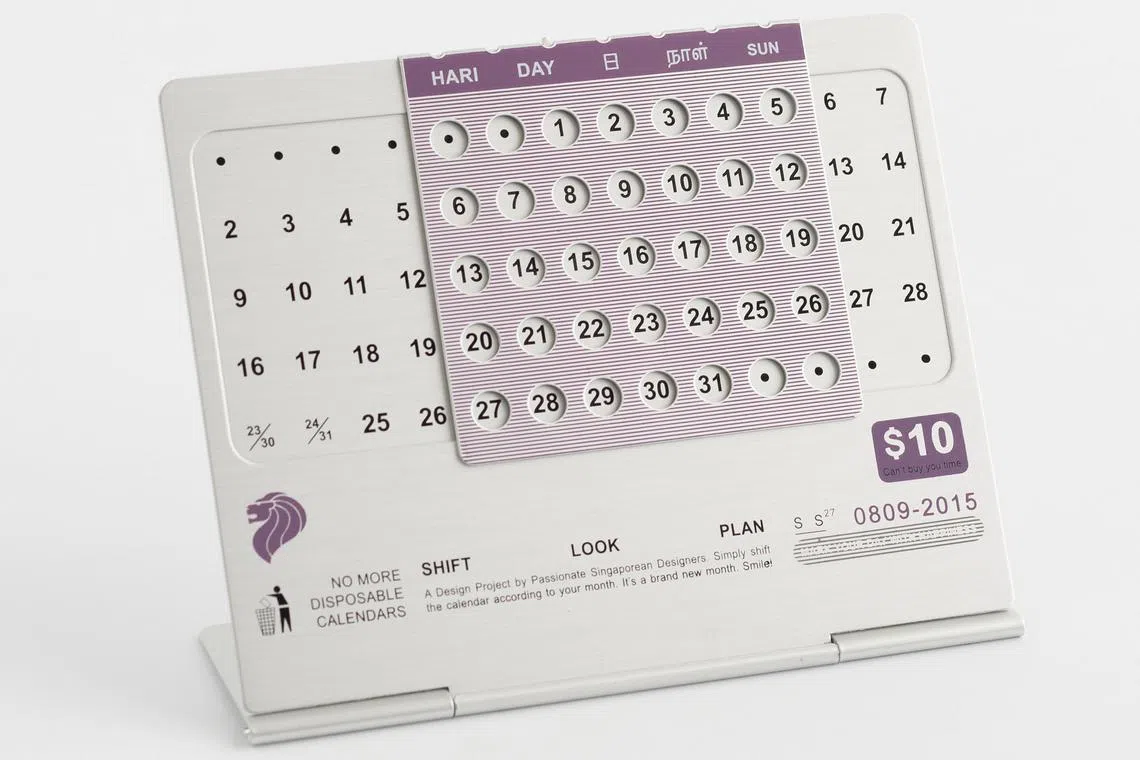 4 fun desktop calendars for the new year - Home & Decor Singapore ...