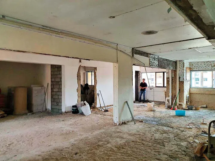 Unique HDB Jumbo flat made of two side by side 3-room HDB units | Home ...