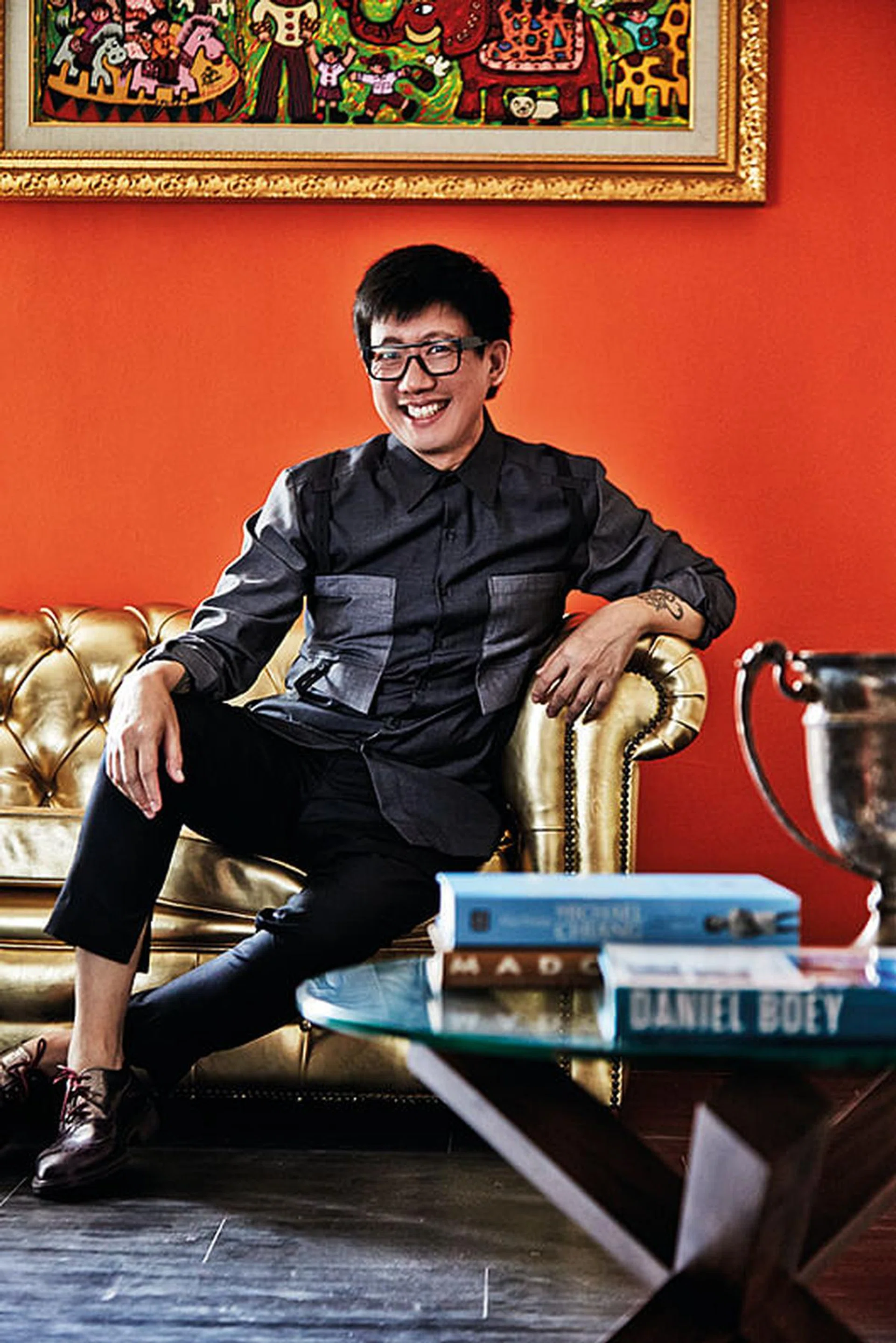 Home Tour: Singaporean fashion designer Daniel Boey's stylish 3-storey ...