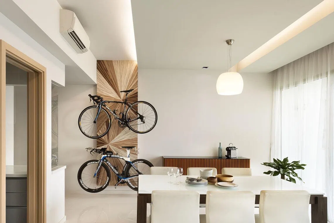 Bicycle Racks for Home: 9 Homes with wall mount bike stands | Home ...