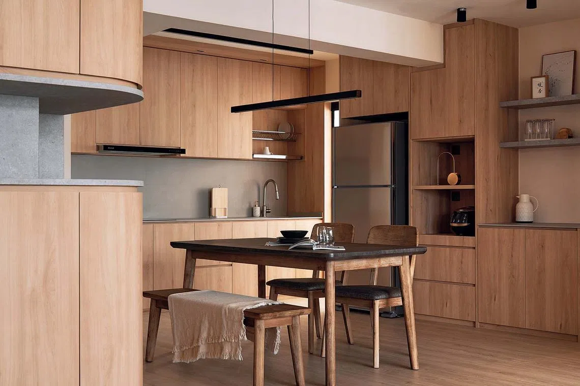 Japanese Zen Wood interiors for 5-room HDB in Choa Chu Kang | Home ...