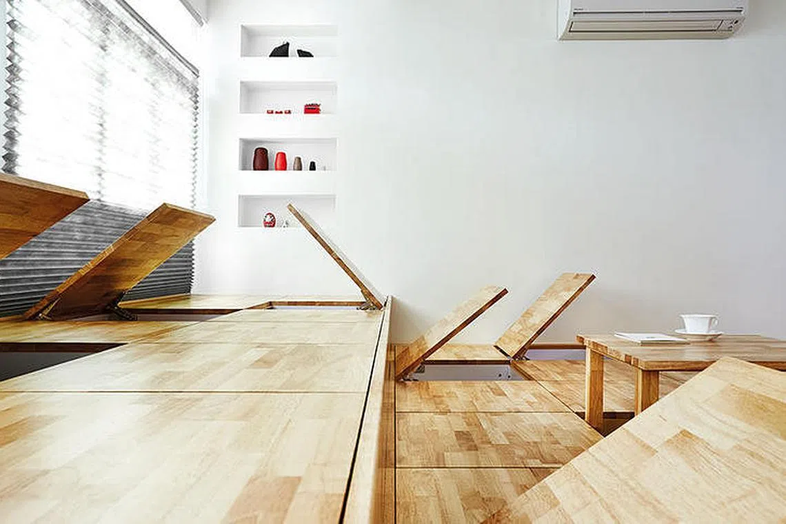 Floor cabinetry designs: Apartment homes with maximum storage - Home ...