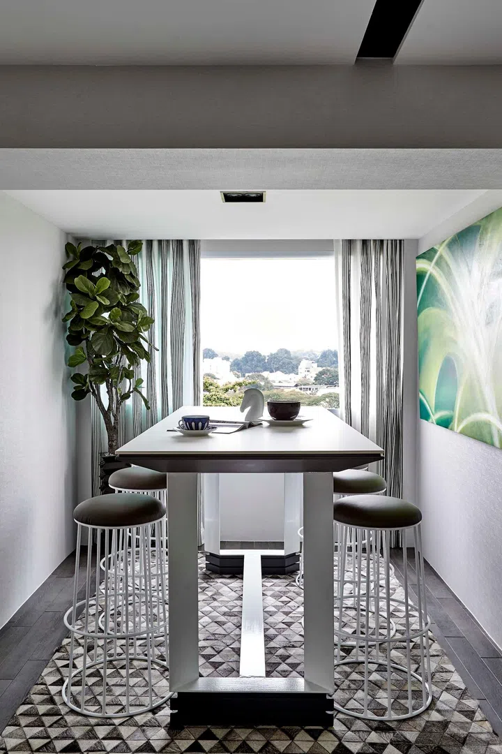 Modern European interiors for bachelor's HDB near Holland Village ...