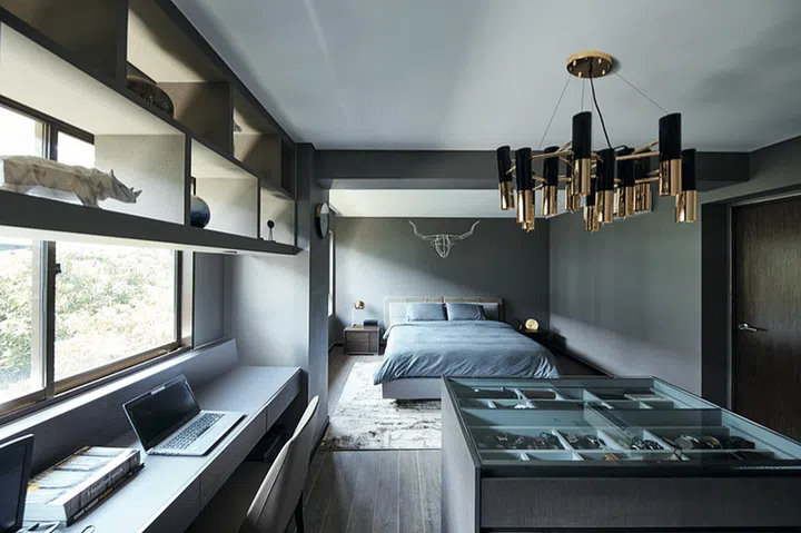 $160,000 Earthy interior design for a 5-room HDB for a single man ...