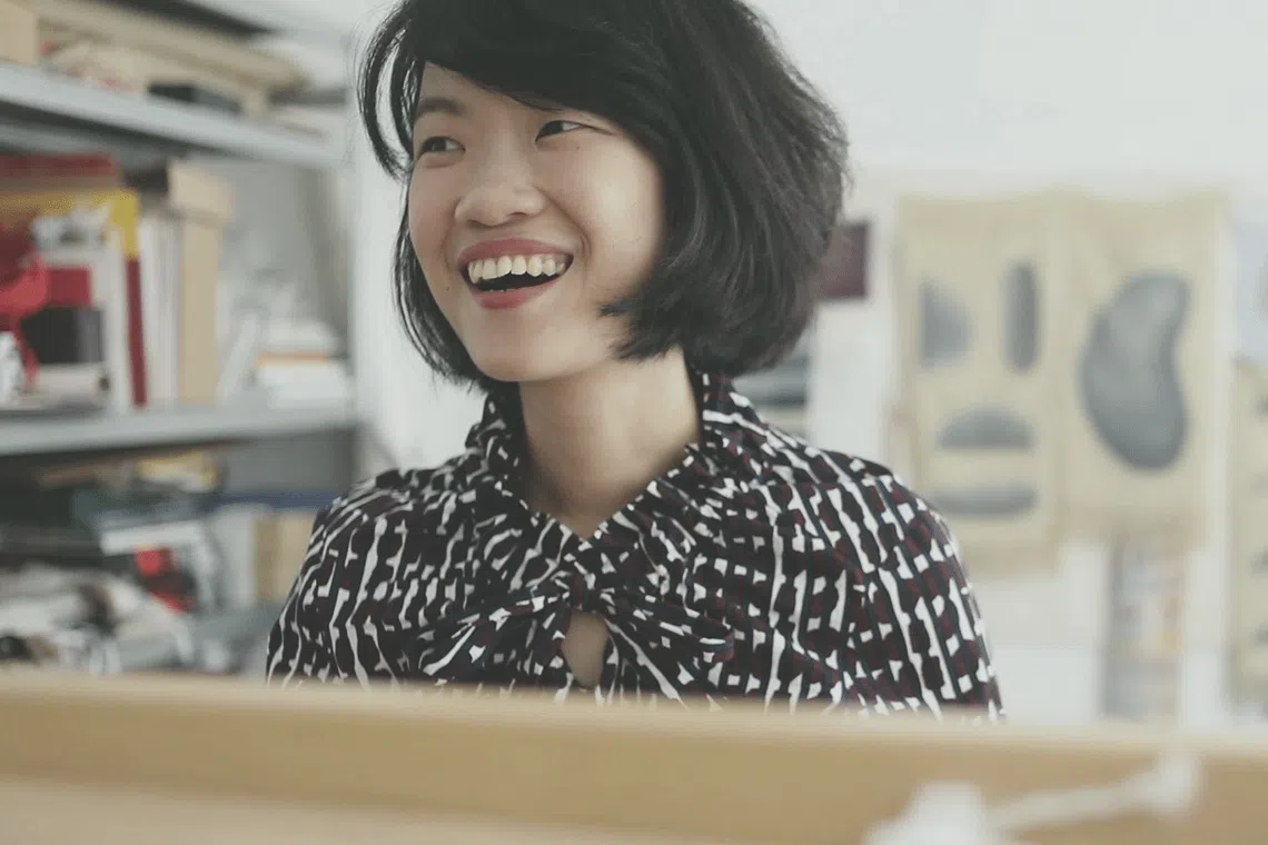 Local textile designer Tiffany Loy in her studio - Home & Decor ...