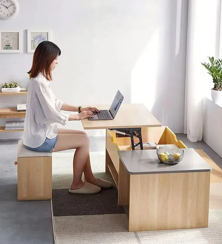 10 Best Convertible Coffee Table to dining table, with stools (2023 ...