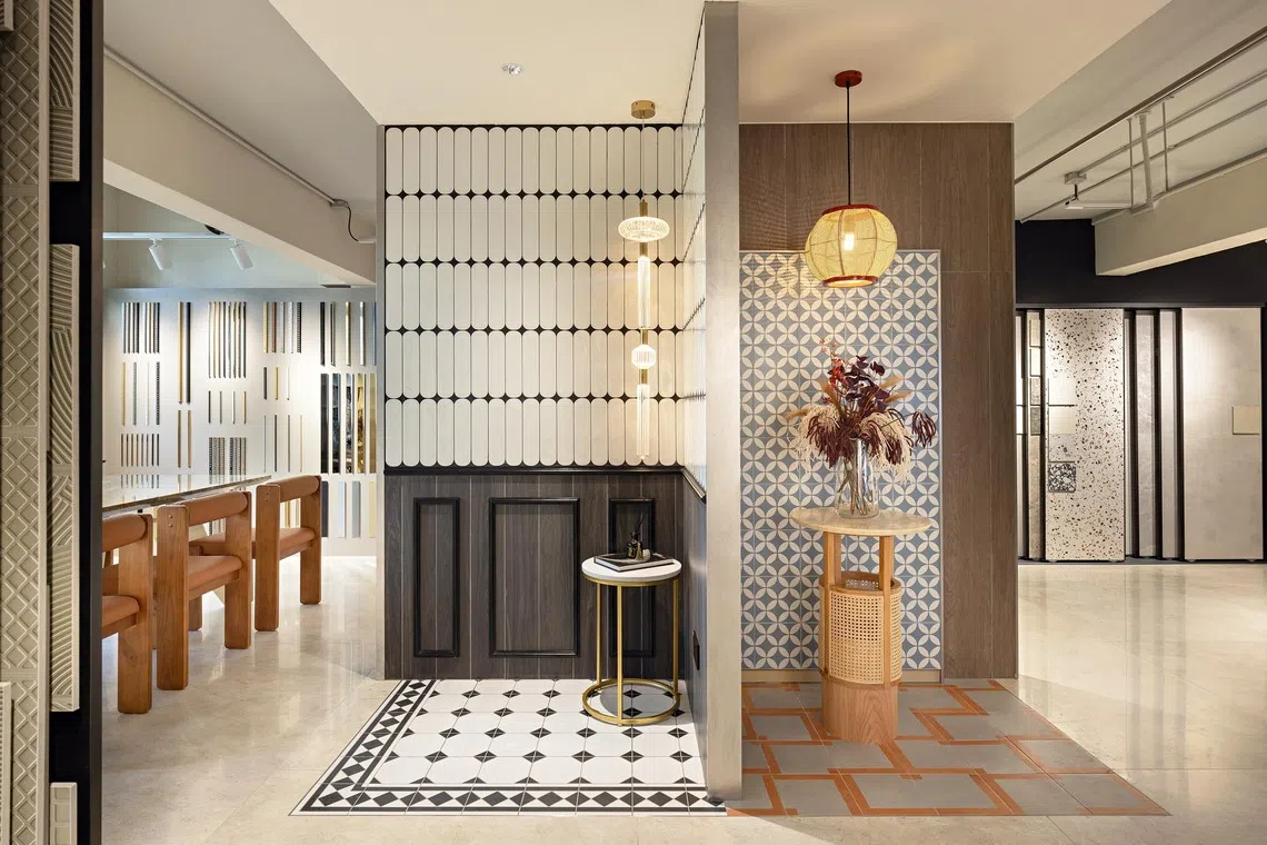 Hafary House Review: Large tiles and bathroom showroom along Lavender ...