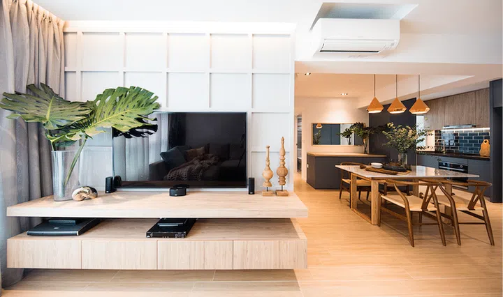 House Tour: Four-room HDB BTO home with shades of blue and interesting ...