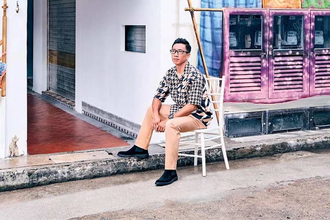 Local Muralist Yip Yew Chong documents his childhood memories on walls ...