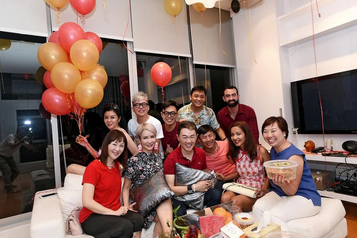 Social elites celebrate Chinese New Year at Gilbert Cheah's house with ...
