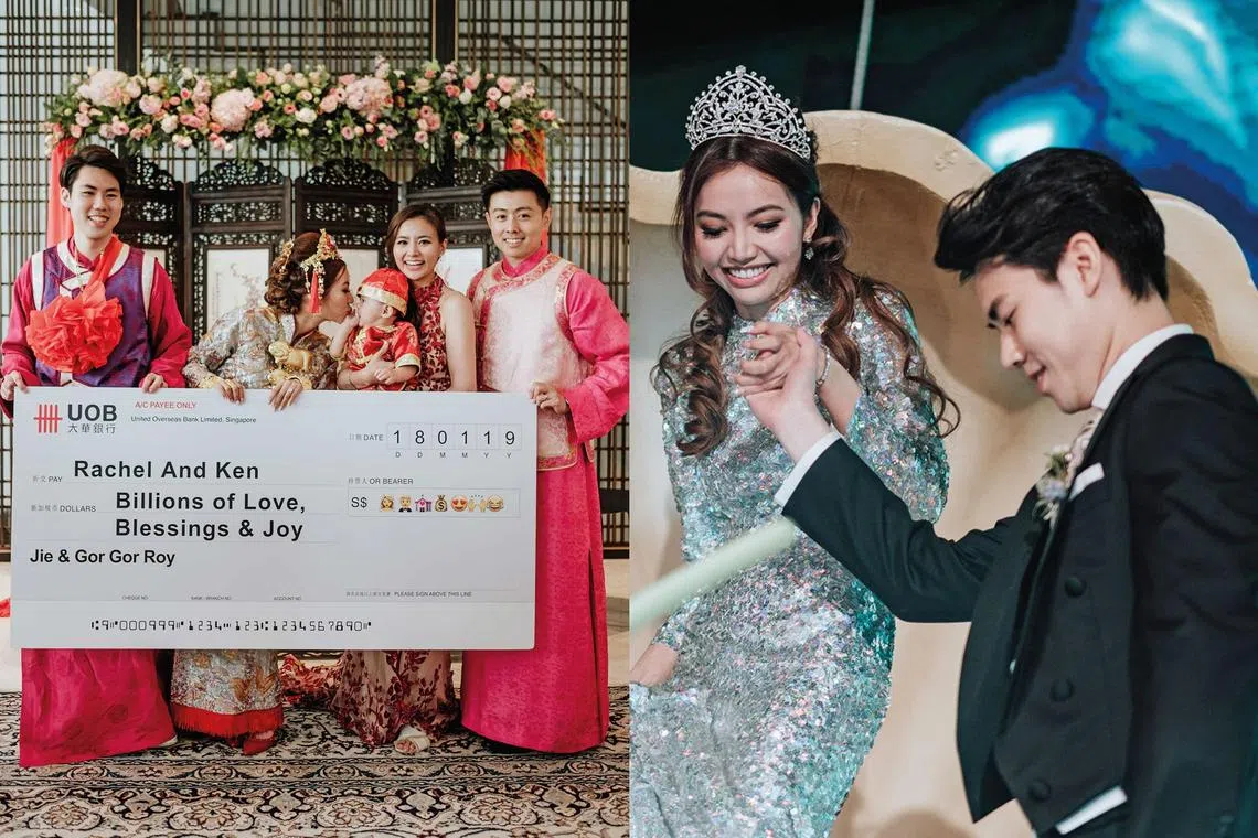 Jean Yip's daughter Rachel Wee had a magical "Under the Sea" wedding ...