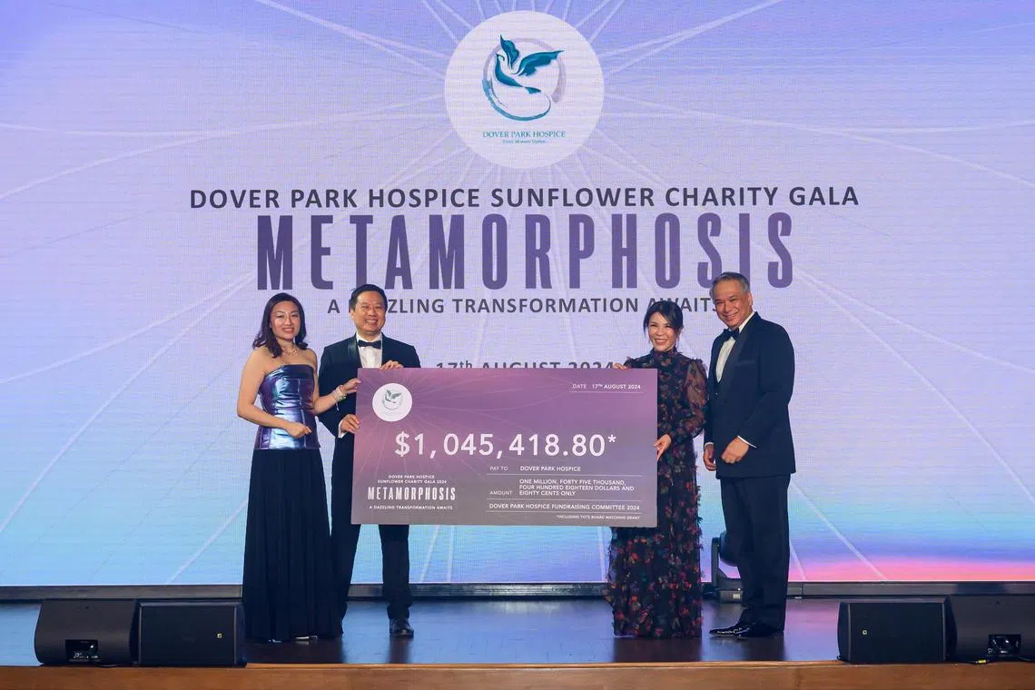 Dover Park Hospice Sunflower Charity Gala 2024 raised over S$1 million ...