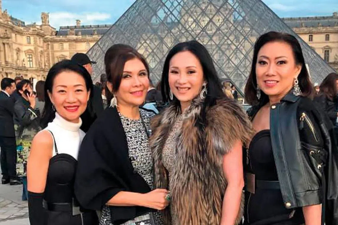 Social elite Caroline Heah in Paris for Louis Vuitton Spring Summer ...