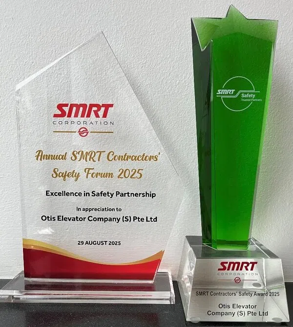 MONEY FM 89.3 Otis Recognized for Safety Across Singapore's Metro ...